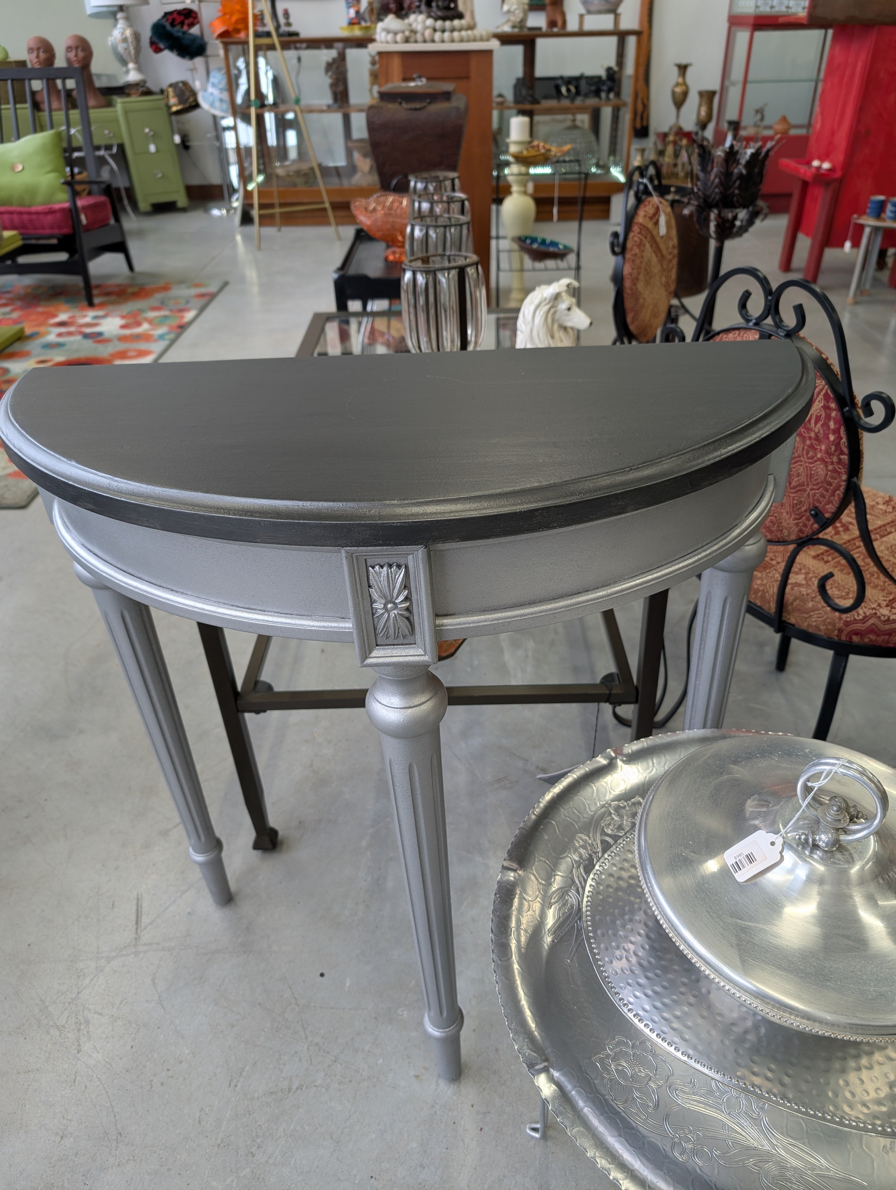Refurbished Vintage Ethan Allen Barrow Table with original "Ethan Allen ...