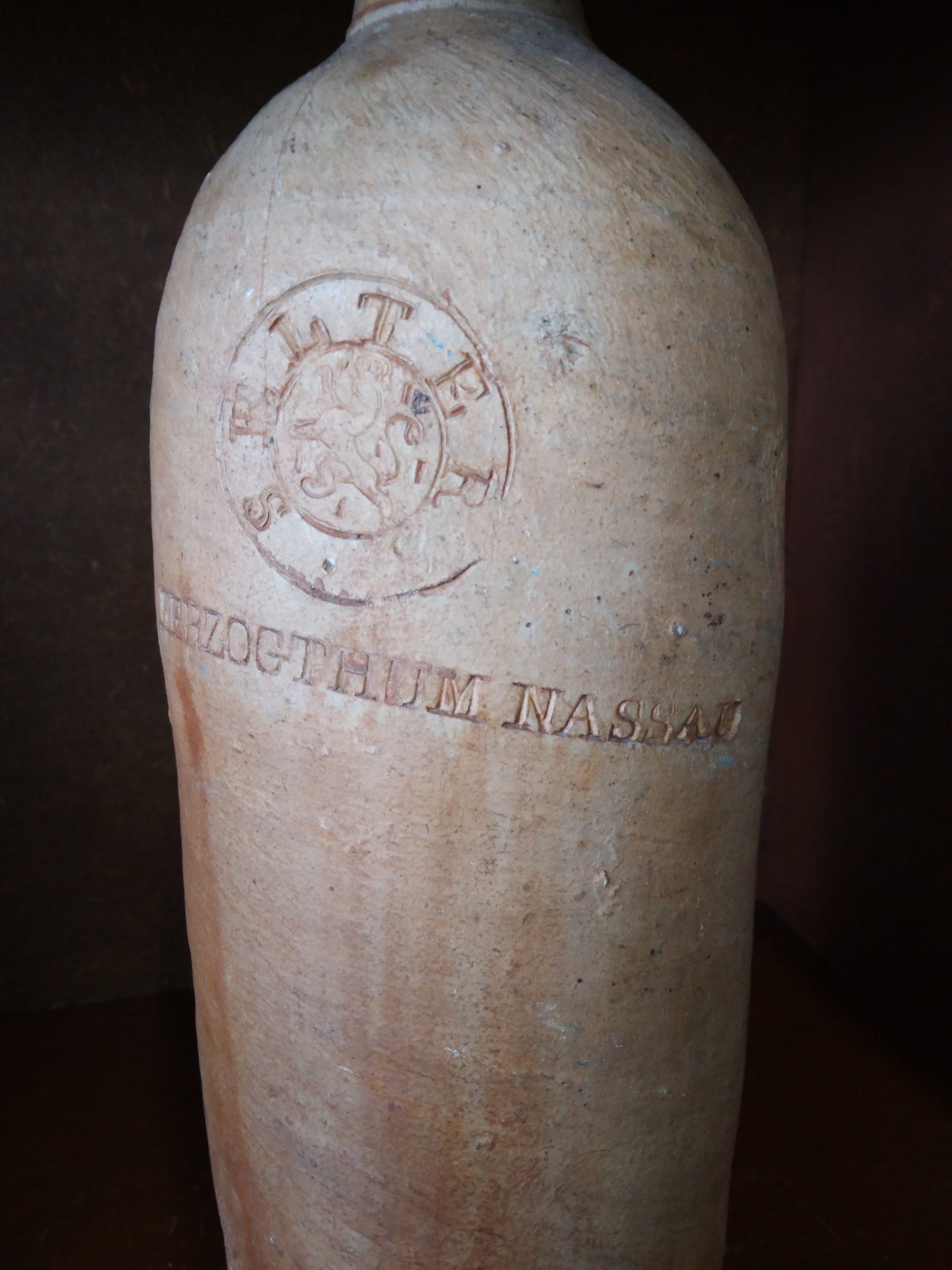 Antique Herzogthum Nassau German Mineral Water Bottle from the 1800s ...